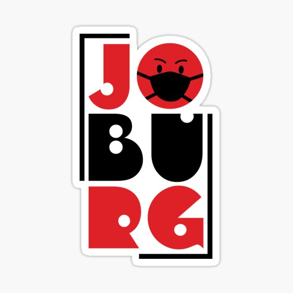 "Joburg" Sticker by Mbietaps | Redbubble