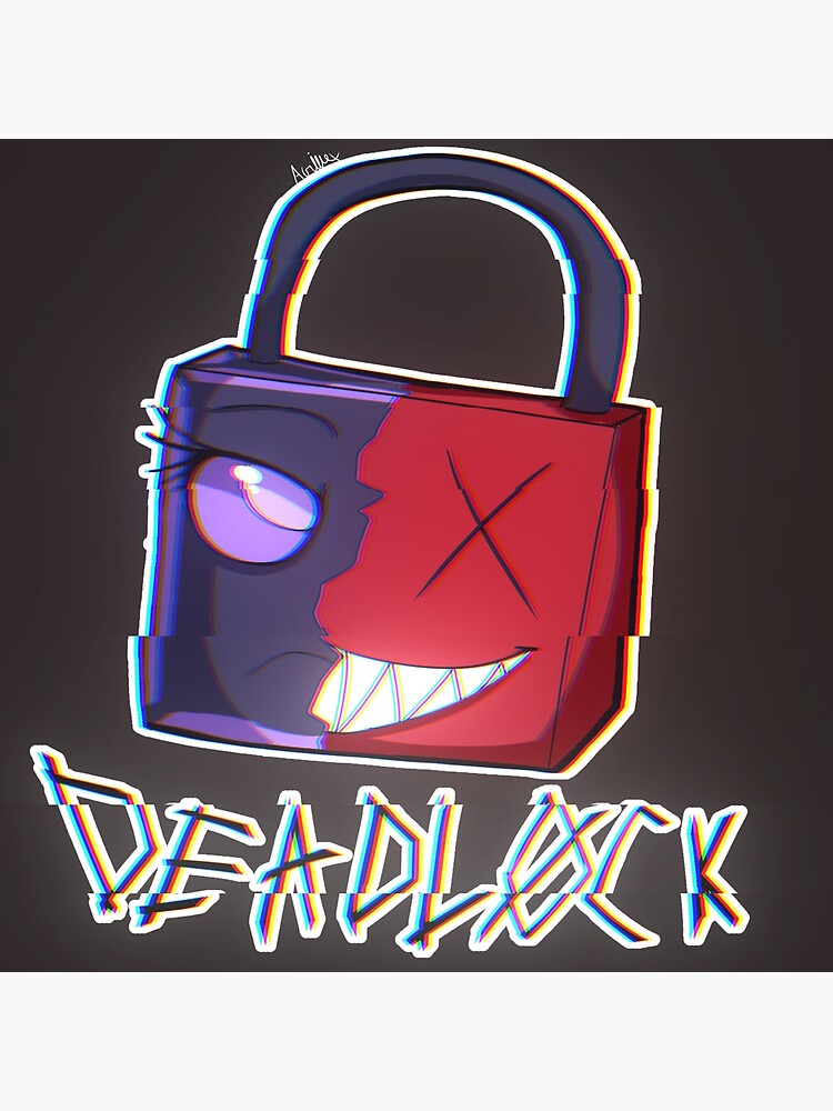"Deadlock Face" Poster for Sale by AcrillexArt | Redbubble