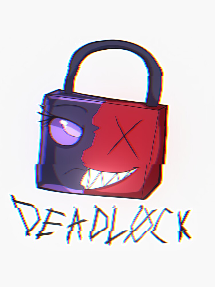 "Deadlock Face" Sticker for Sale by AcrillexArt | Redbubble