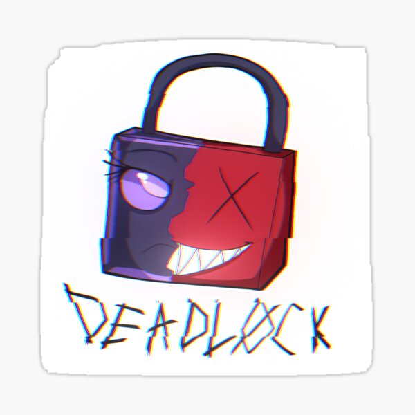 "Deadlock Face" Sticker for Sale by AcrillexArt | Redbubble