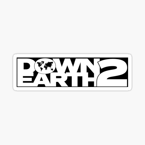"Down 2 Earth New Logo " Sticker for Sale by Down2earthmerch | Redbubble