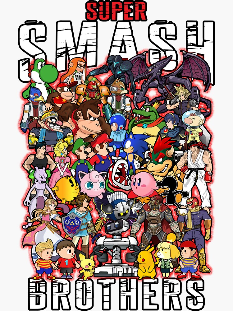 "SMASH" Sticker for Sale by NormaVilla | Redbubble