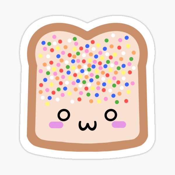 "OwO Fairy Bread" Sticker for Sale by Dodgy-Yeti | Redbubble