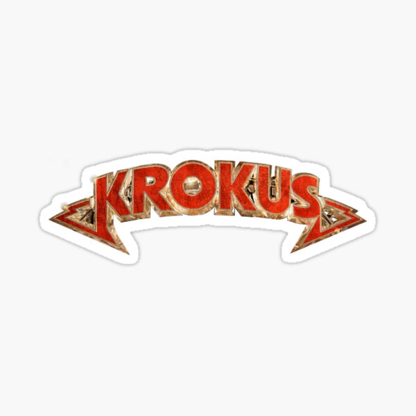 "Krokus band logo" Sticker for Sale by jscroggs1 | Redbubble