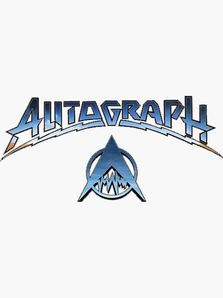 "Autograph Logo" Sticker for Sale by jscroggs1 | Redbubble