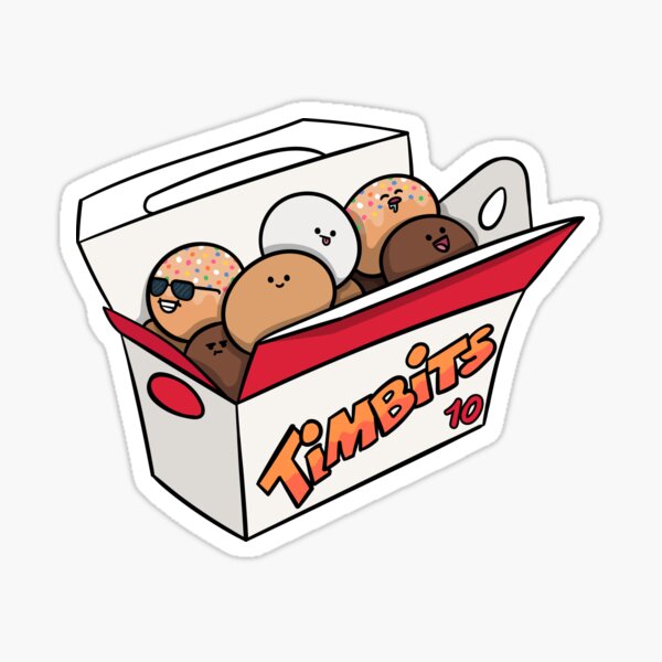 "Timbits" Sticker for Sale by joseanaya | Redbubble