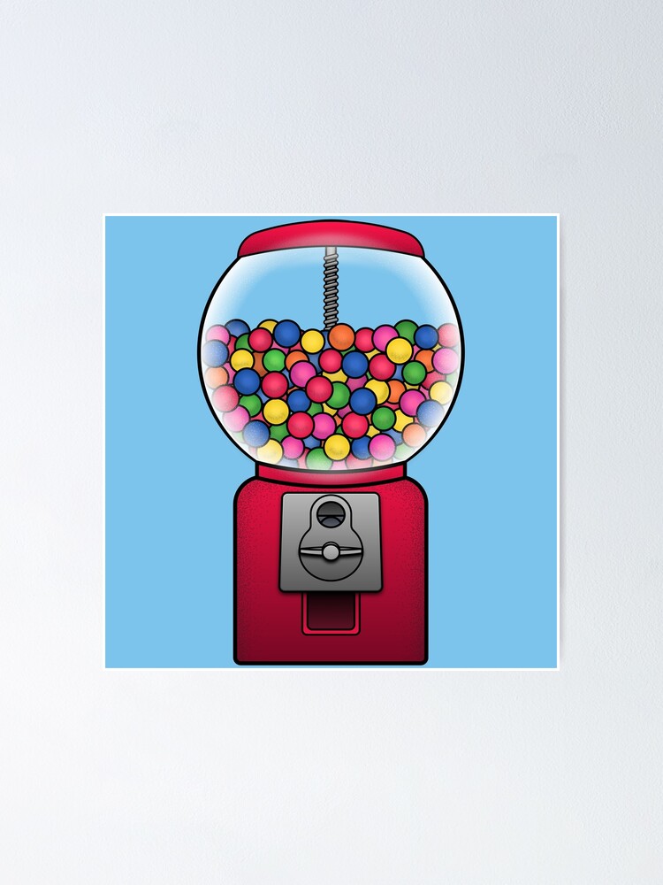 "Gumball Machine" Poster for Sale by theflatfaces | Redbubble