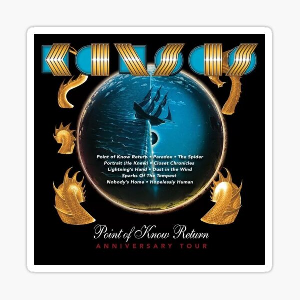 "Band in kansas tour album cover" Sticker for Sale by soragaveek33 ...