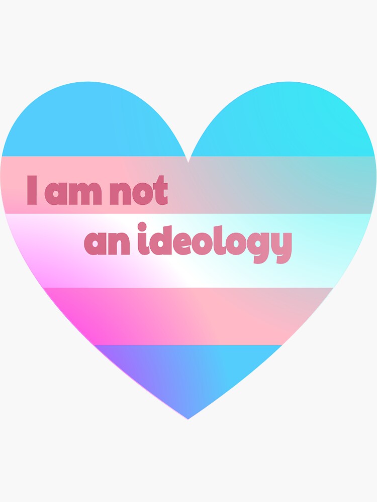 "Not an ideology" Sticker by norms-true-form | Redbubble