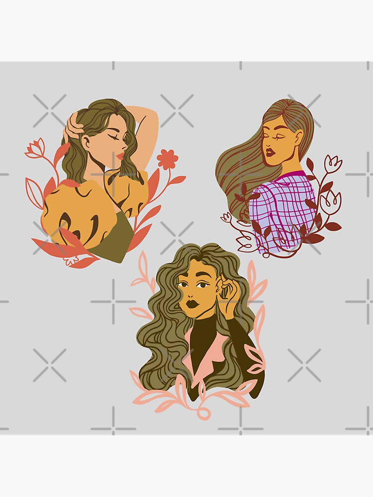 "Team girls power" Sticker by DarlingDunnam | Redbubble