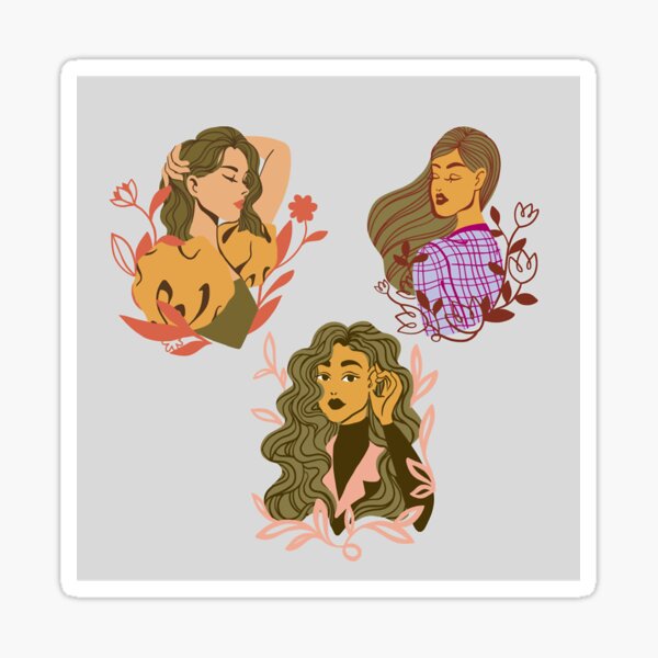 "Team girls power" Sticker by DarlingDunnam | Redbubble