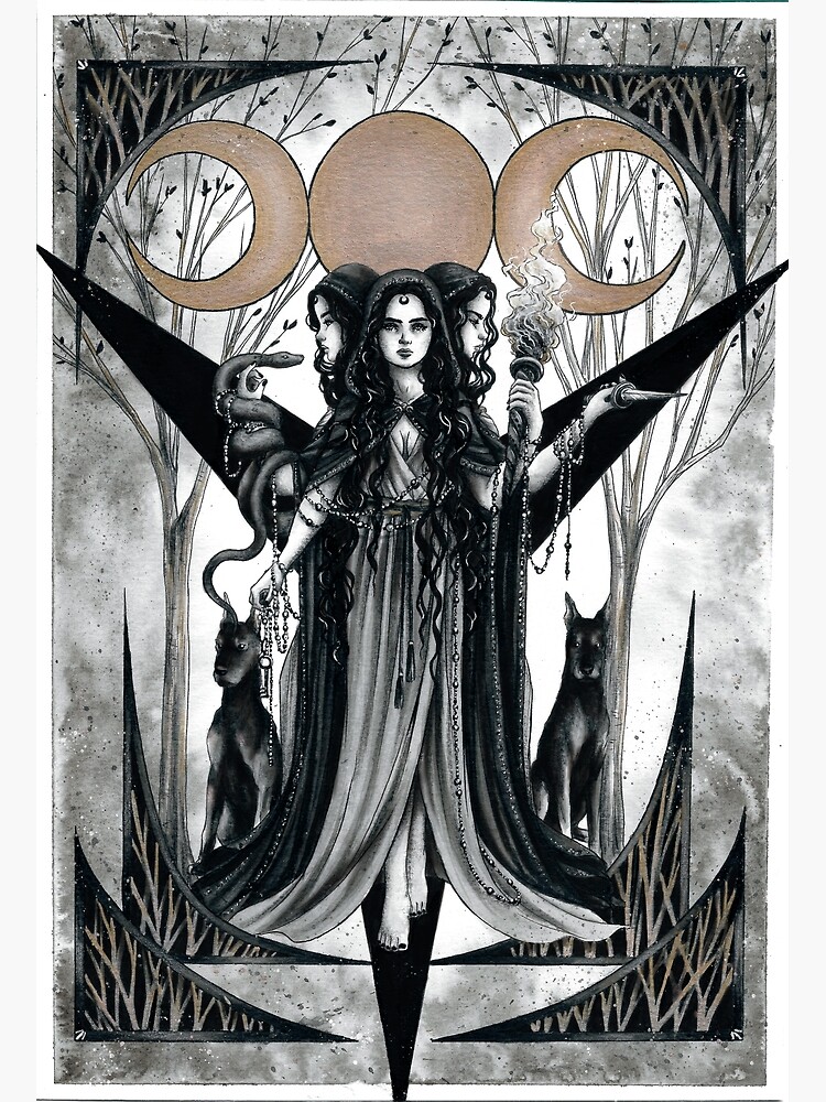 "Hecate" Poster for Sale by Daniella Salamão | Redbubble