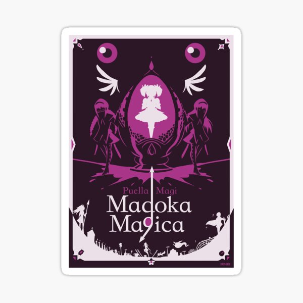 "Madoka Magica painting art" Sticker by Donnguyen95 | Redbubble