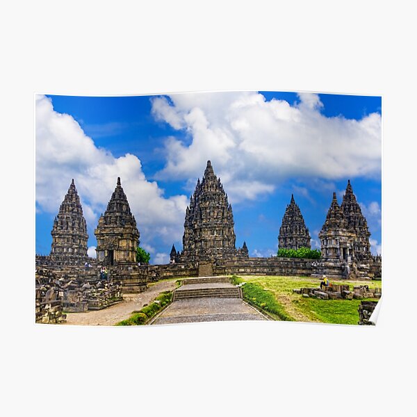 "Candi Prambanan, Java." Poster by bulljup | Redbubble