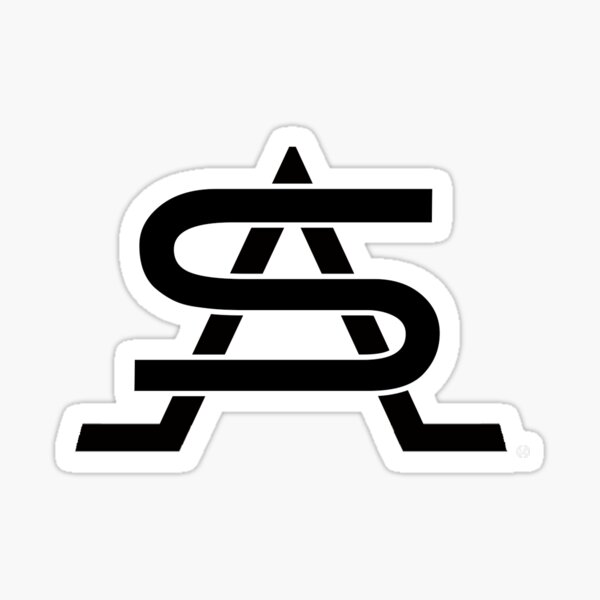 "Shame - Letterman Style White Keyline" Sticker for Sale by Shame5683 ...