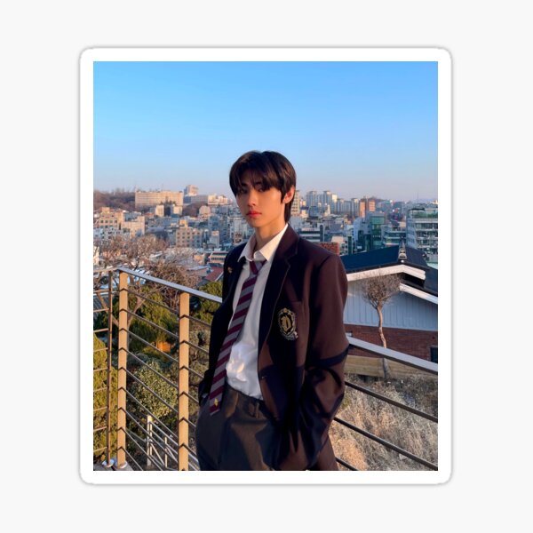 "Enhypen Sunghoon " Sticker for Sale by HaloHaloShine | Redbubble