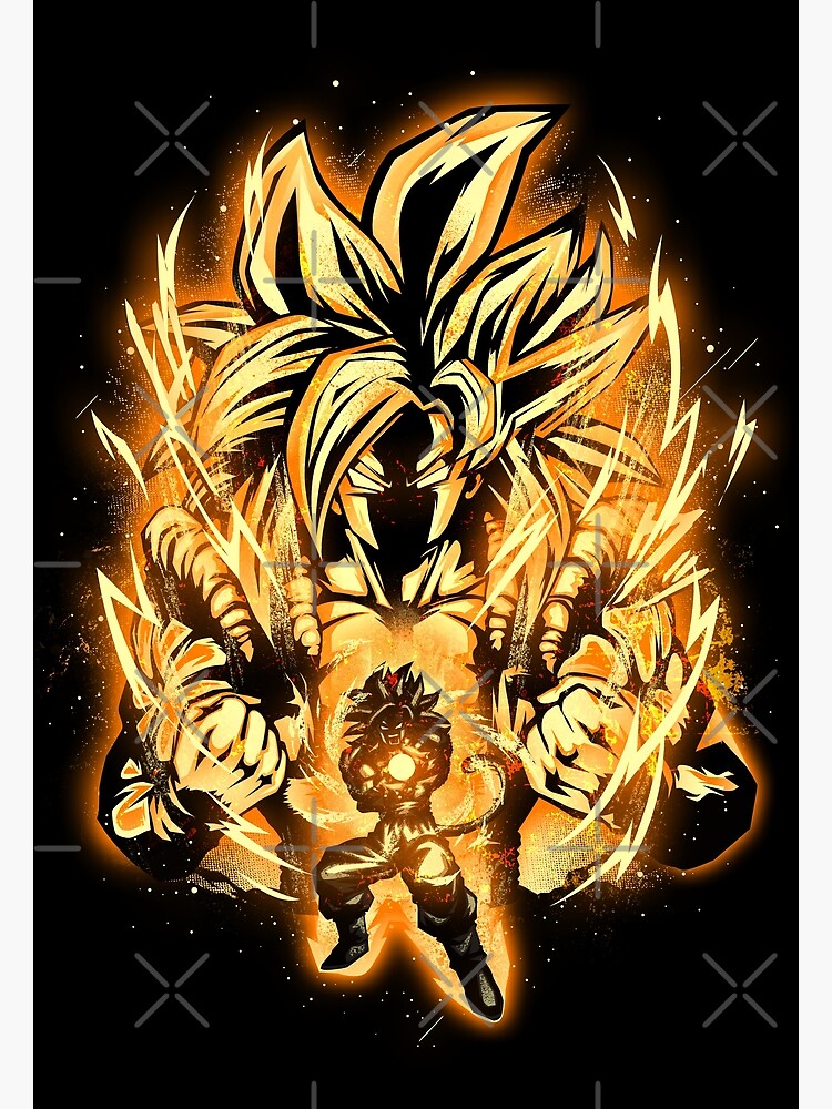 "Golden SSJ4" Poster for Sale by ChrisDalida | Redbubble