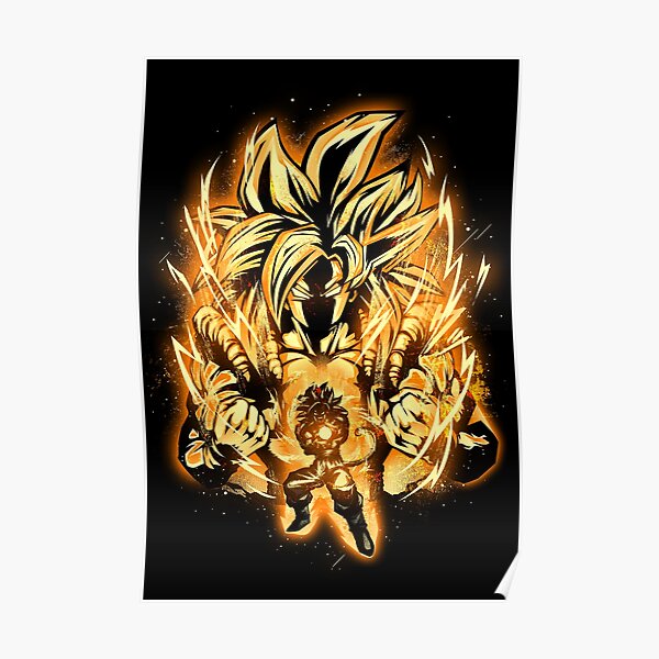 "Golden SSJ4" Poster for Sale by ChrisDalida | Redbubble