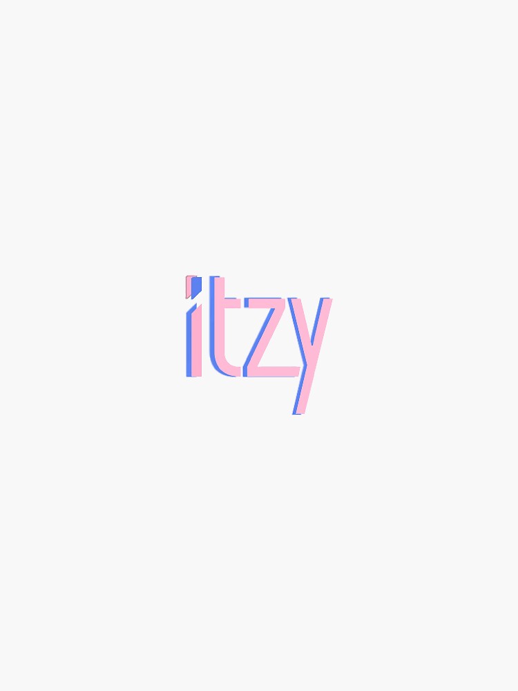 "ITZY Logo" Sticker for Sale by nanono072 | Redbubble