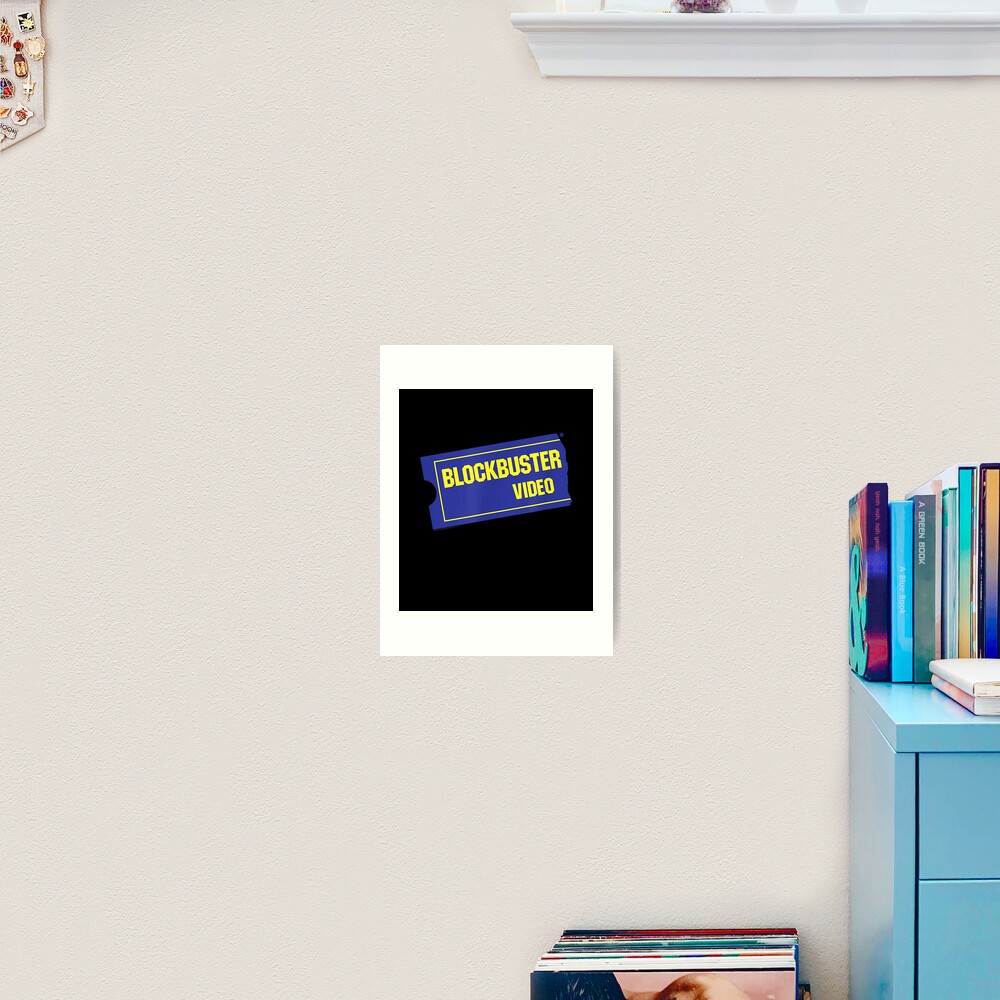"Blockbuster Vintage Ticket Logo" Art Print for Sale by JasonNathaya ...