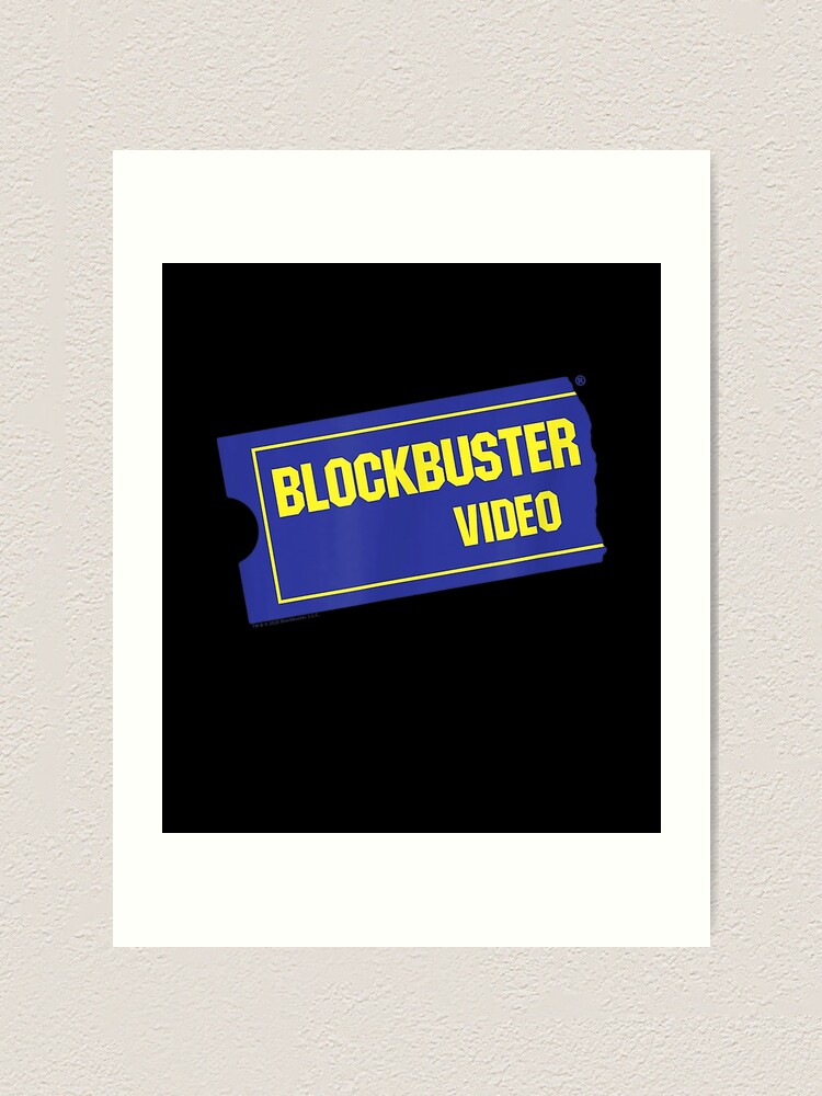 "Blockbuster Vintage Ticket Logo" Art Print for Sale by JasonNathaya ...