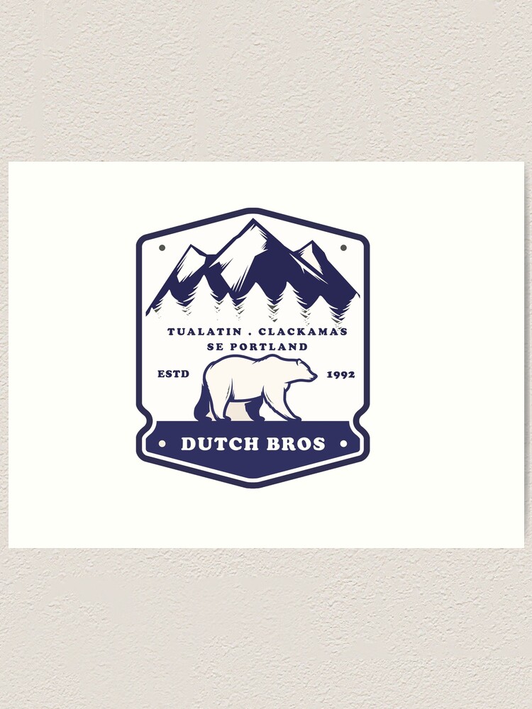 "Polar Bear Dutch Bros " Art Print for Sale by Ayayoussif | Redbubble
