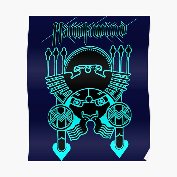 "hawkwind new logo color " Poster for Sale by MONIKA-DSN | Redbubble