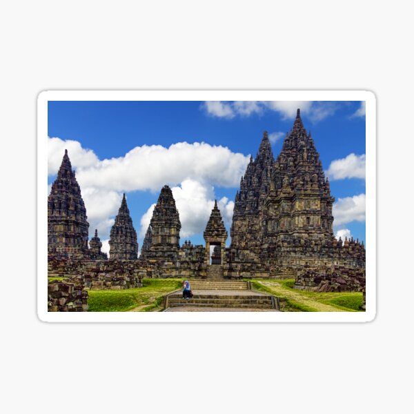 "Prambanan Temple Java." Sticker for Sale by bulljup | Redbubble