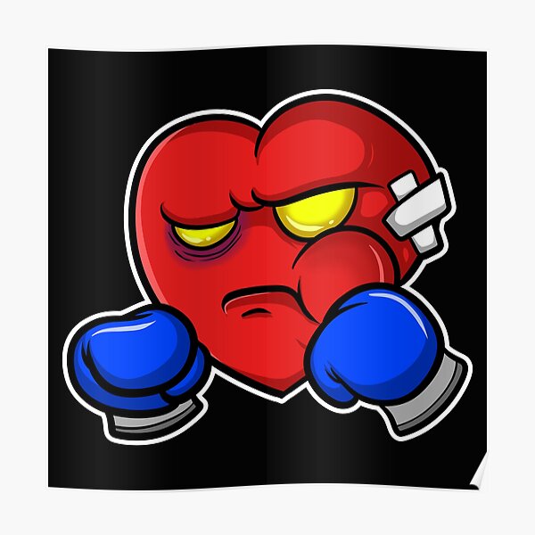 "battle of hearts" Poster for Sale by behold27 | Redbubble