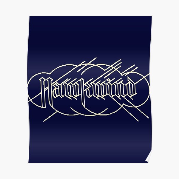 "Hawkwind Logo " Poster for Sale by MONIKA-DSN | Redbubble