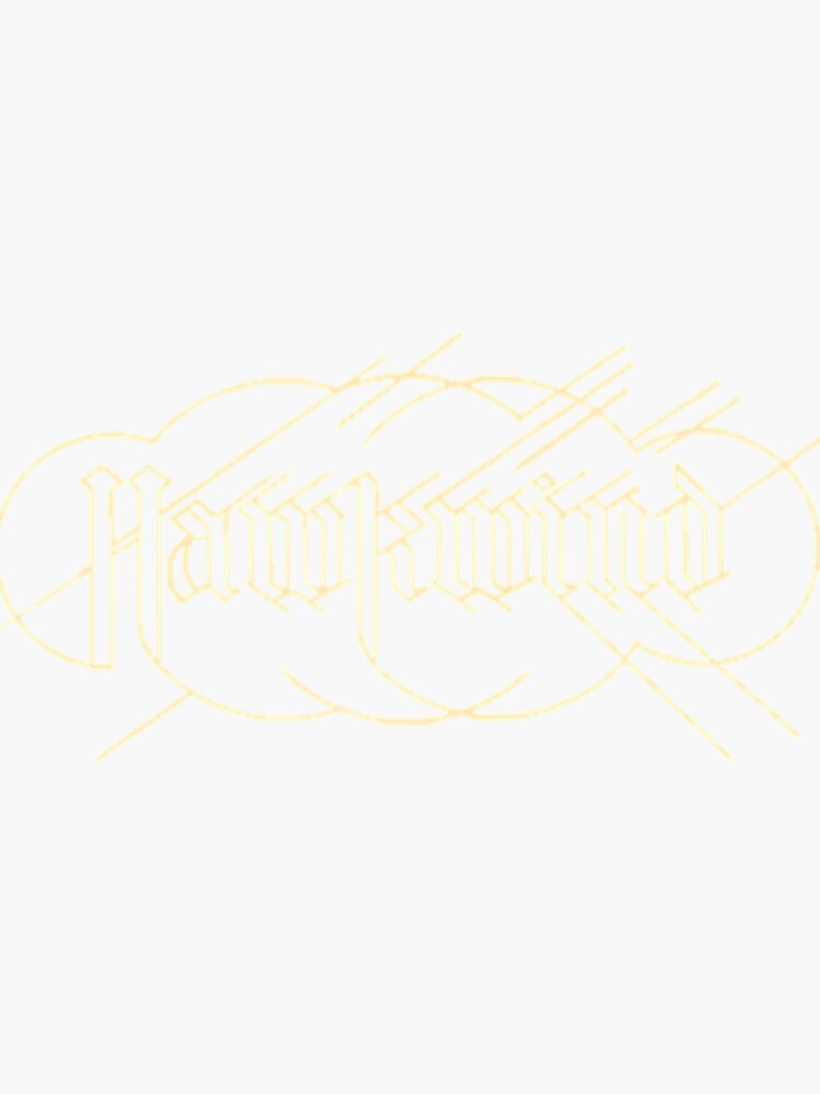 "Hawkwind Logo " Sticker by MONIKA-DSN | Redbubble