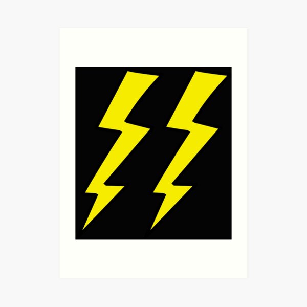 "2fury 2/508th pir army logo lightning bolts" Art Print by ...