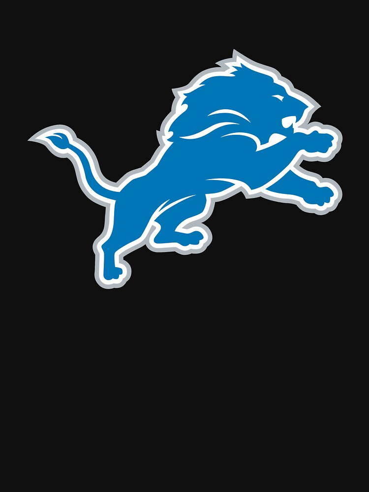 "The Lions 0076b6 Icon" T-shirt for Sale by jemskoko | Redbubble | fun ...