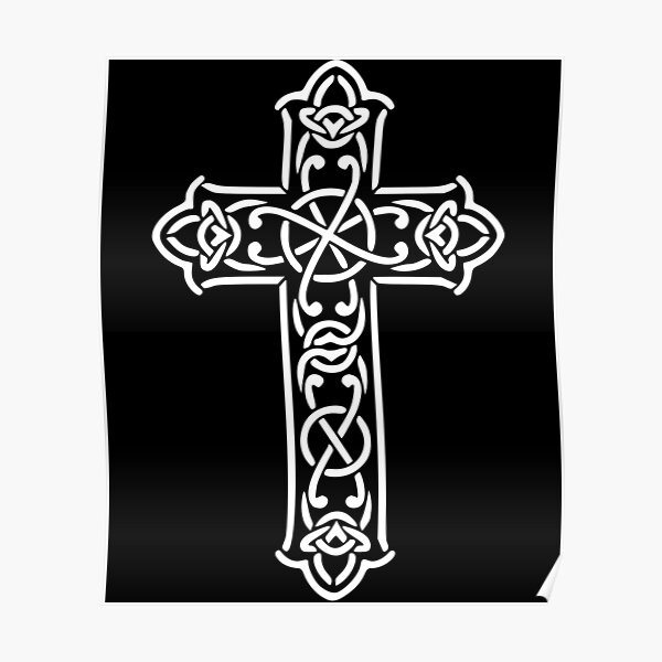 "Meskel , cross , design 3 . ( white )" Poster for Sale by MRUNALS ...