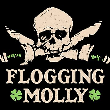 "Flogging Molly Band T-ShirtFlogging Molly Celtic punk band" Sticker ...