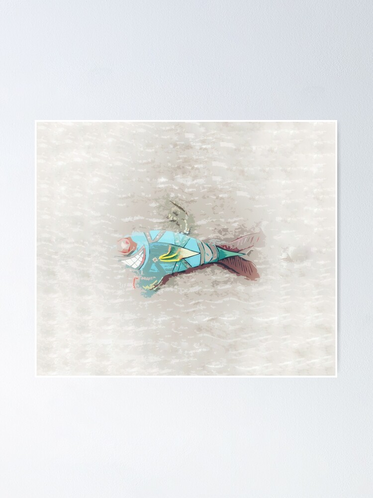 "Boho Fish 3 Coastal Design Style A Edited PHOTO of Wooden Fish Wall ...