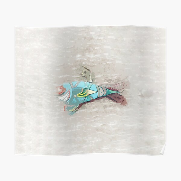 "Boho Fish 3 Coastal Design Style A Edited PHOTO of Wooden Fish Wall ...