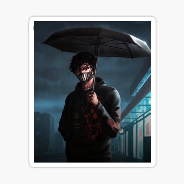 "Corpse Husband Under Umbrella" Sticker for Sale by BeachHouseArt ...