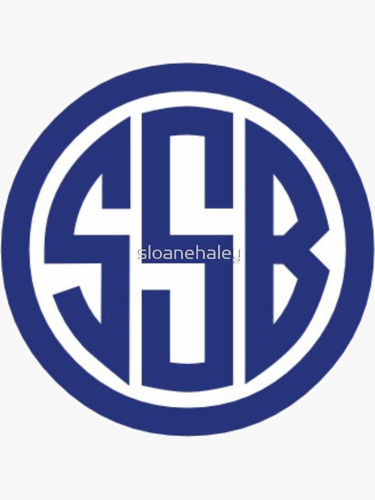 "SSB Monogram " Sticker for Sale by sloanehaley | Redbubble