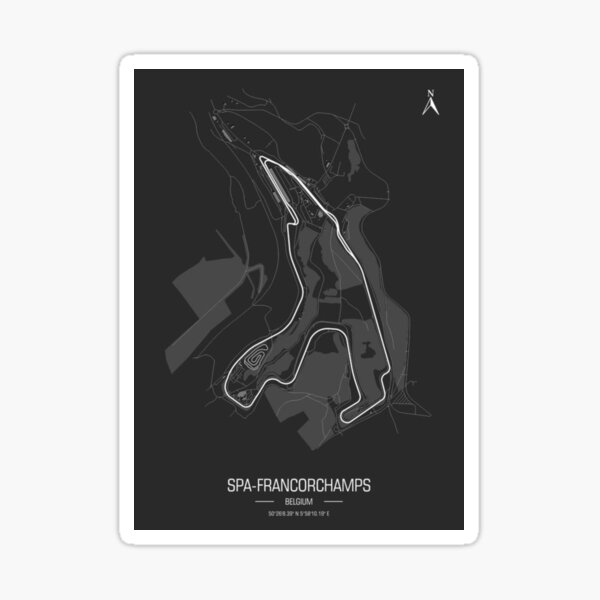 "formula 1 spa" Sticker for Sale by Nolle-R | Redbubble