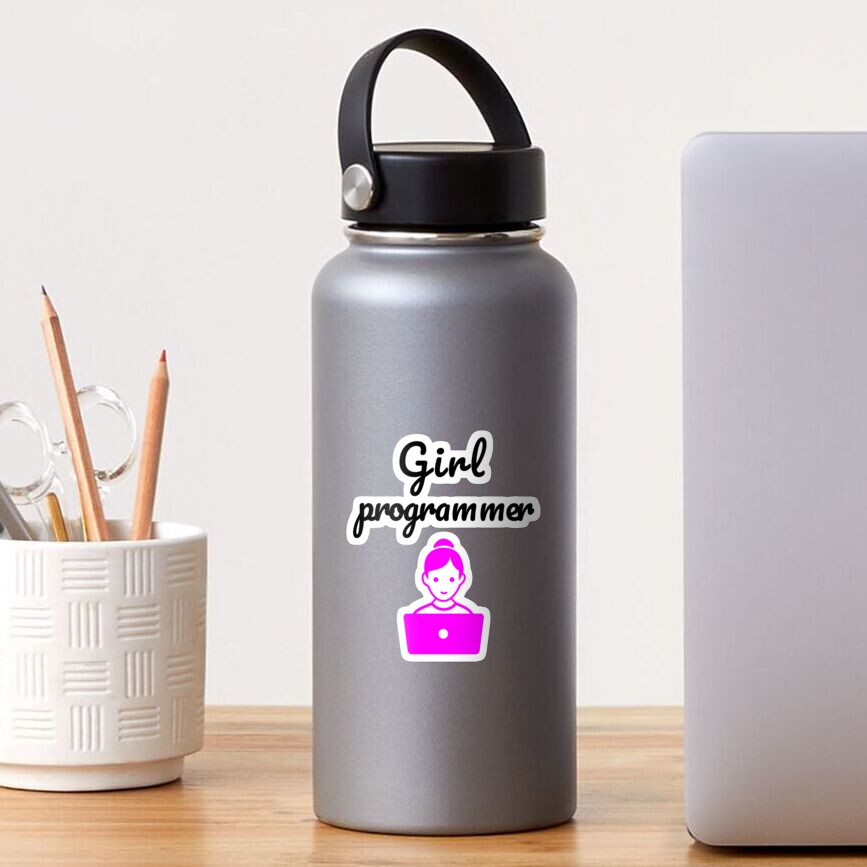 Girl Programmer Devgirl Source Code Software Engineer Computer