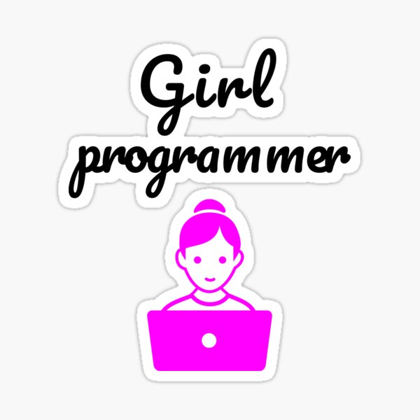 Girl Programmer Devgirl Source Code Software Engineer Computer