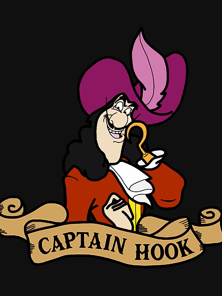 "Captain Hook " T-shirt for Sale by CyBertin98 | Redbubble | hook t ...