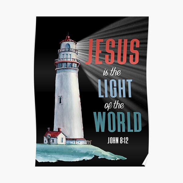 "Christian Bible verse - Jesus is the light of the world - John 8:12 ...