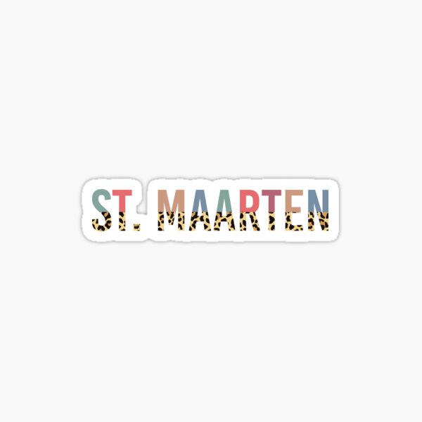 "St. Maarten Cheetah leopard print typography | Sint Maarten | Saint ...