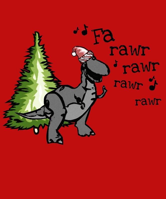 "Funny Singing T-rex Dinosaur" by JustKiki | Redbubble