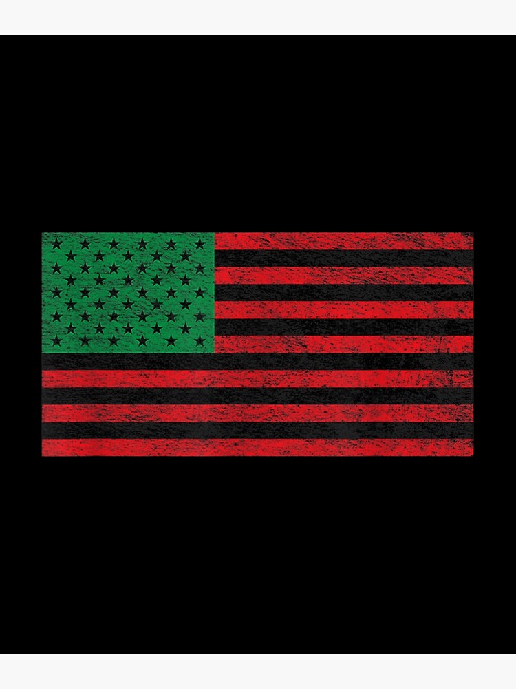 "Pan African Us American Flag Black Liberation Pride" Photographic ...