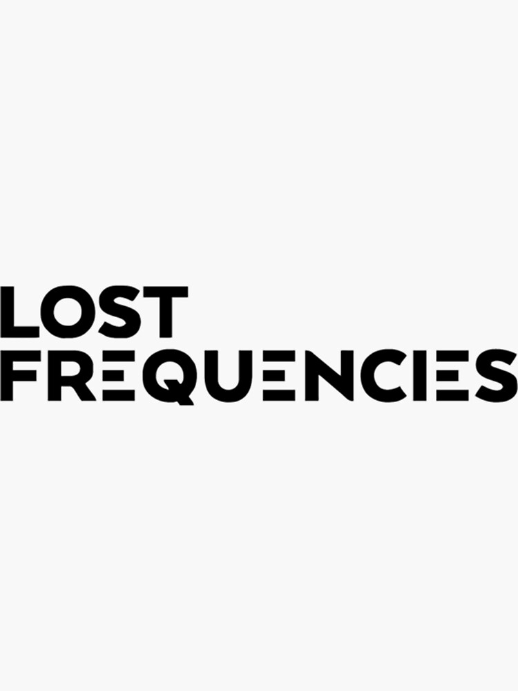 "Lost Frequencies Logo " Sticker for Sale by DKVintage | Redbubble