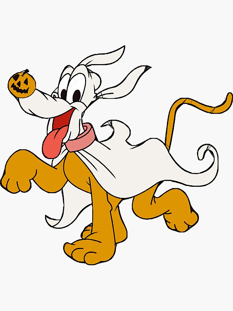 "Pluto Halloween " Sticker for Sale by awTriston02 | Redbubble