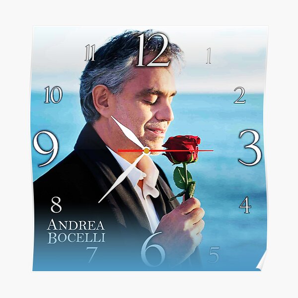 "best of Andrea Bocelli singer man legend " Poster for Sale by hards55 ...